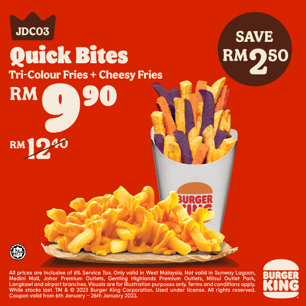 Promosi Burger King Jan 2023: Kupon Digital Burger King Special Untuk ...