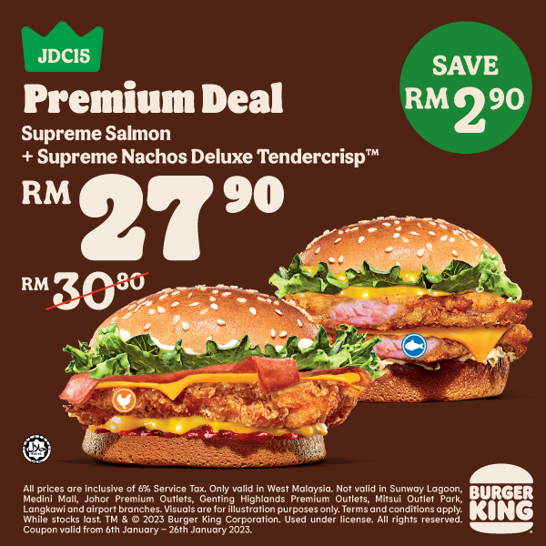 Promosi Burger King Jan 2023: Kupon Digital Burger King Special Untuk ...