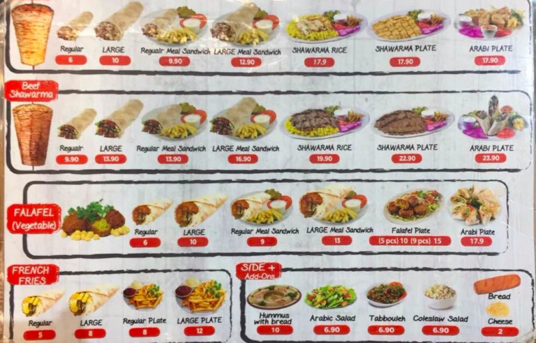 Shawarma Damascus Bukit Bintang | Makanan Arab Asli – Saji.my